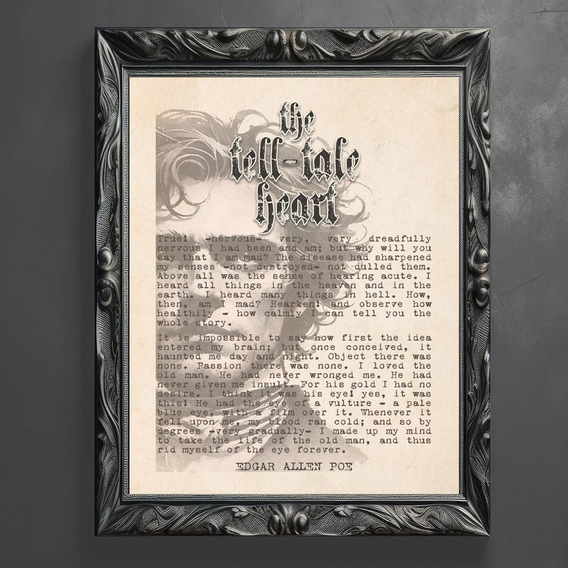 Tell Tale Heart Art - Etsy