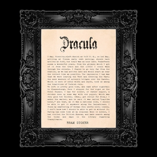 Dracula Bram Stoker - Etsy