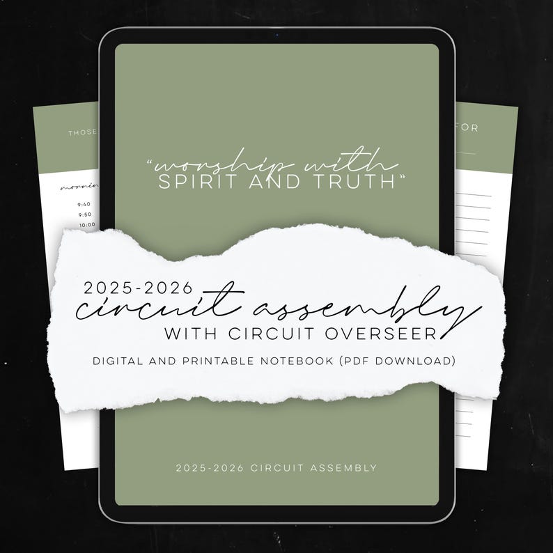 2025-2026 Assembly Notebook: Worship With Spirit and Truth (with CO ...