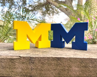 Michigan Block M Svg - Etsy