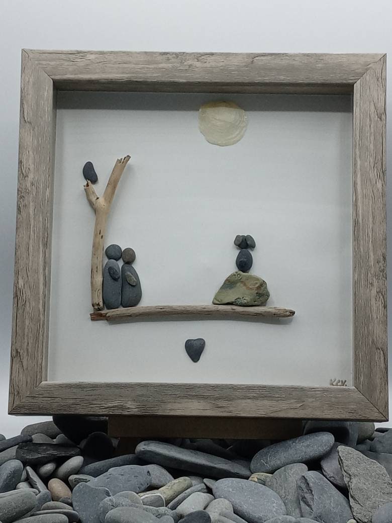 Pregnant Pebble Art,pregnant Stone Art, Baby on the Way, First Time Mom ...
