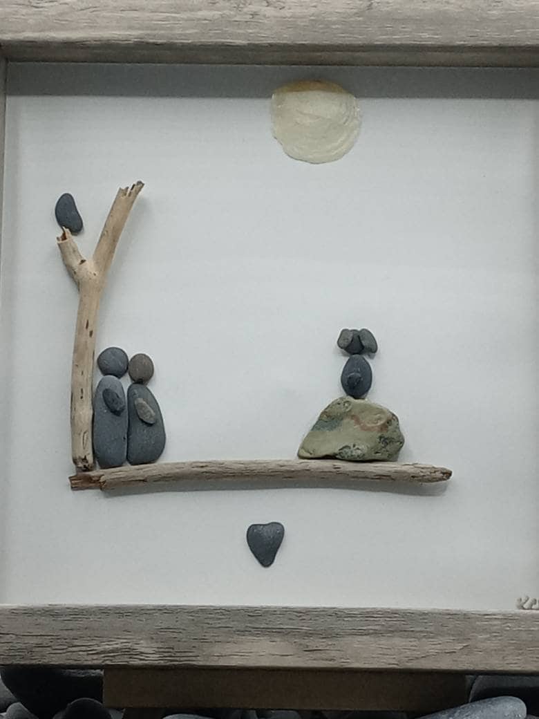 Pregnant Pebble Art,pregnant Stone Art, Baby on the Way, First Time Mom ...