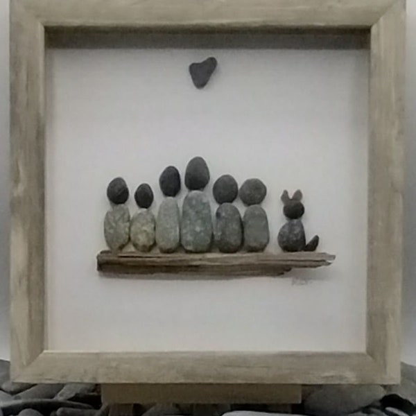 Pebble Art Family - Etsy