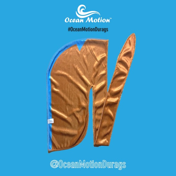 Brown Blue Arrow Durag Silky Durag Designer Durag Anime - Etsy