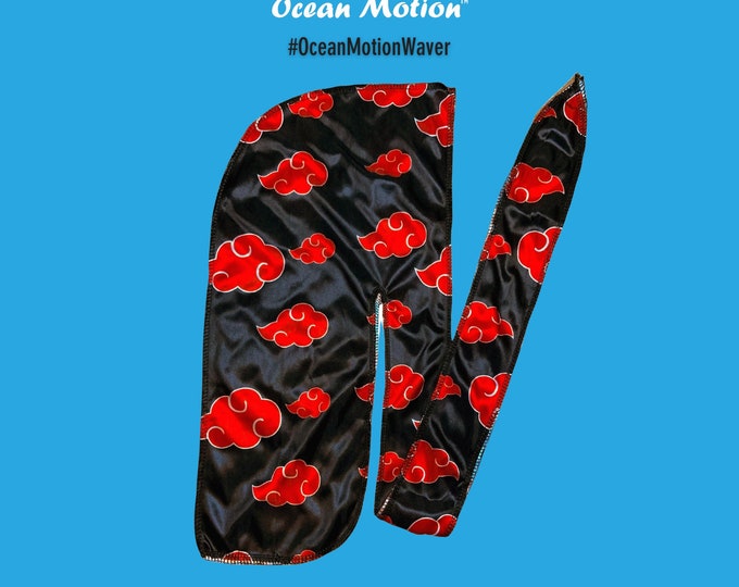 Red Cloud Durag Silk Durag Satin Durag Designer Durag | Etsy