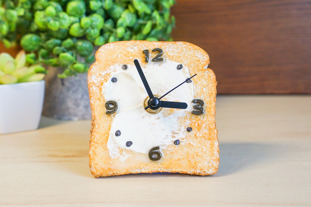 Melted Butter Toast Clock - Etsy
