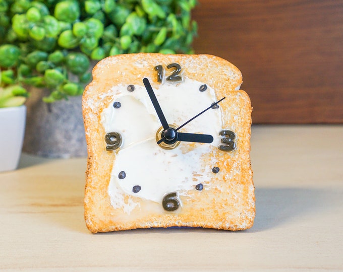 Melted Butter Toast Clock - Etsy