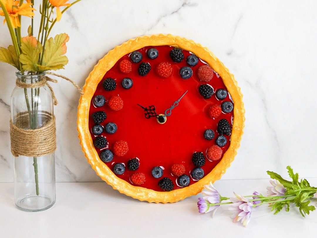 Berry Tart Clock - Etsy