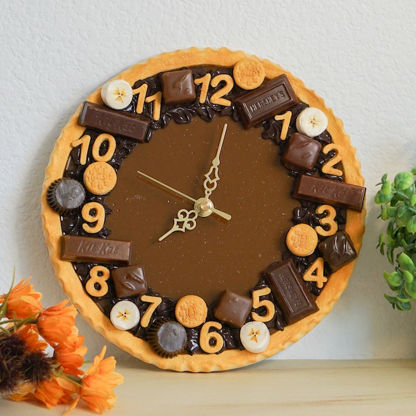 Chocolate Clock Face - Etsy