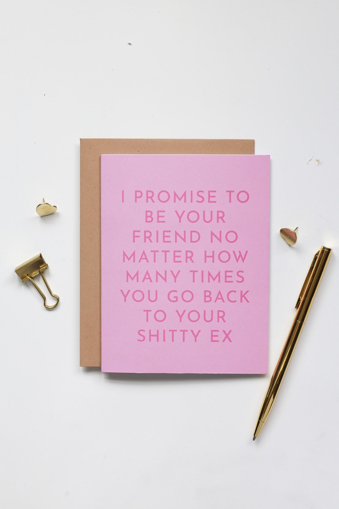 Funny Card for Best Friend, Shitty Ex Boyfriend, Break up Card, Funny ...