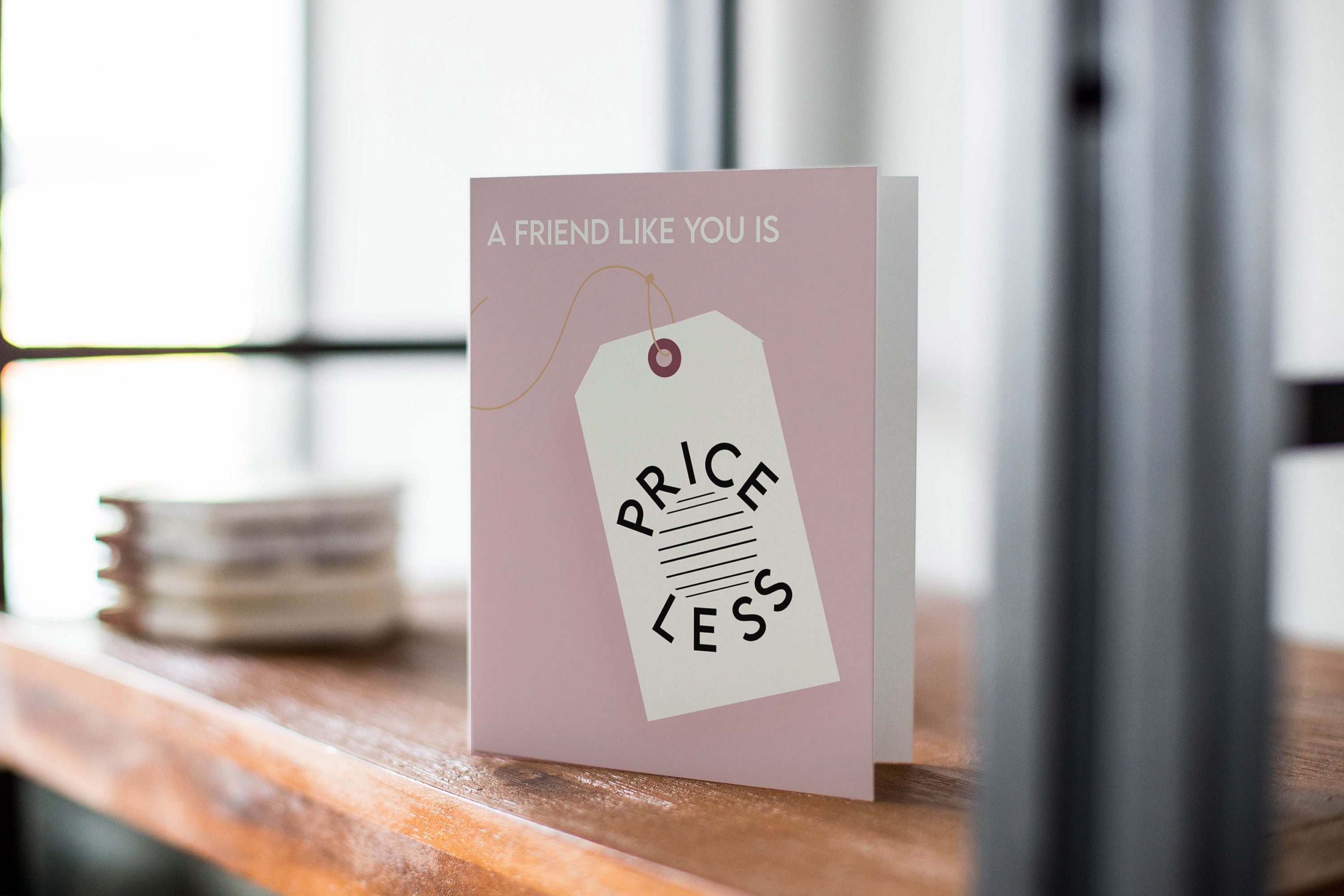 A friend like you is priceless card | Etsy