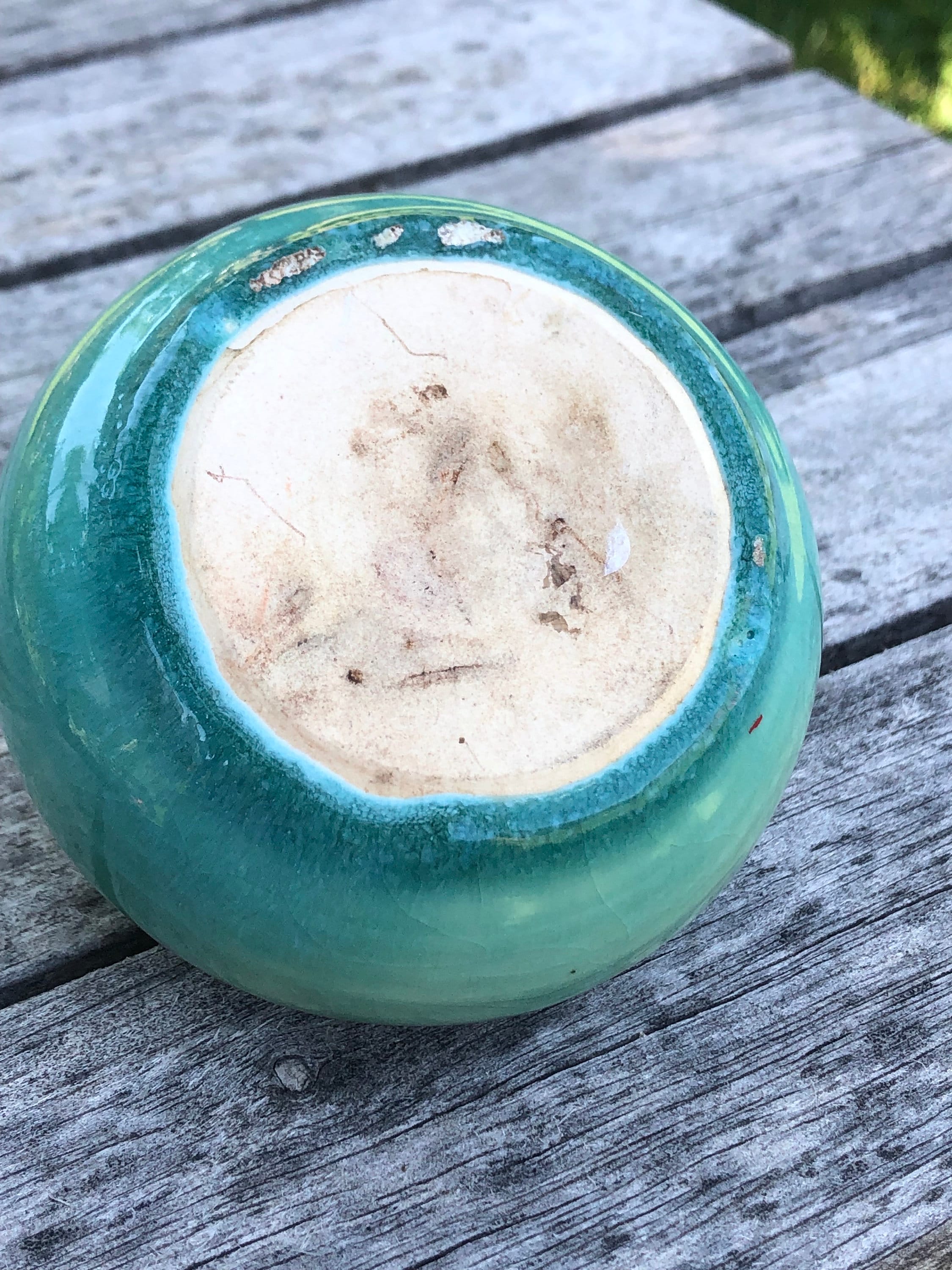 Turquoise Teal Blue Handmade Small Pottery Vase Bud Vase Home Decor - Etsy