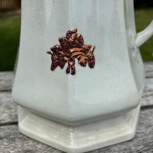 Antique 1800s Ironstone China Edward Walley Chelsea Grape Luster ...