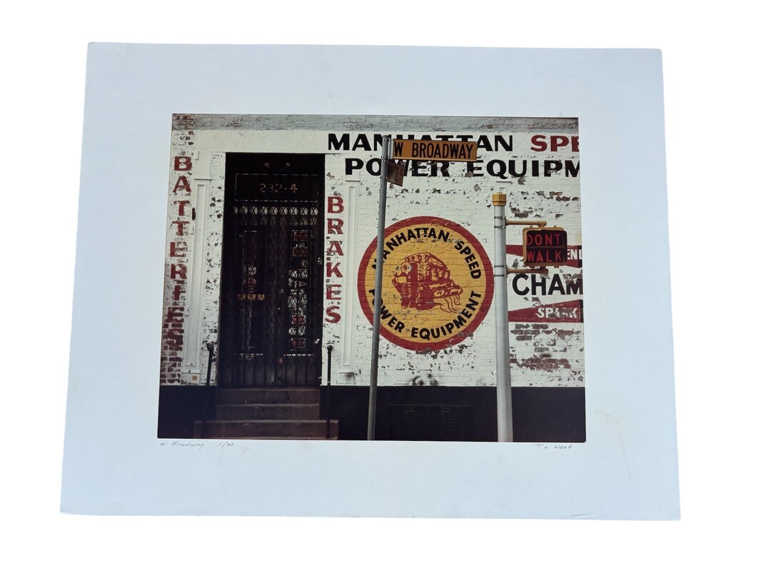 Vintage 1970s Original Photograph New York City W. Broadway Manhattan ...