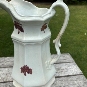 Antique 1800s Ironstone China Edward Walley Chelsea Grape Luster ...