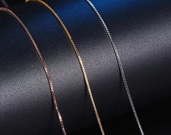 Silver Plain Chain - Etsy