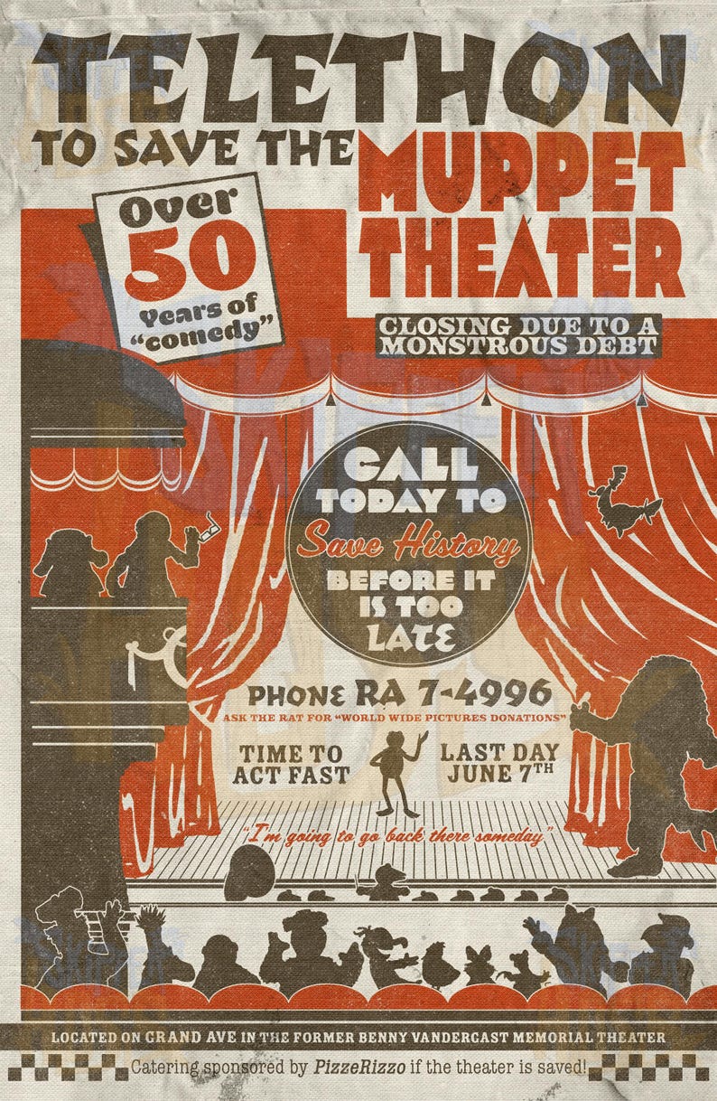 Save the Theater - Etsy