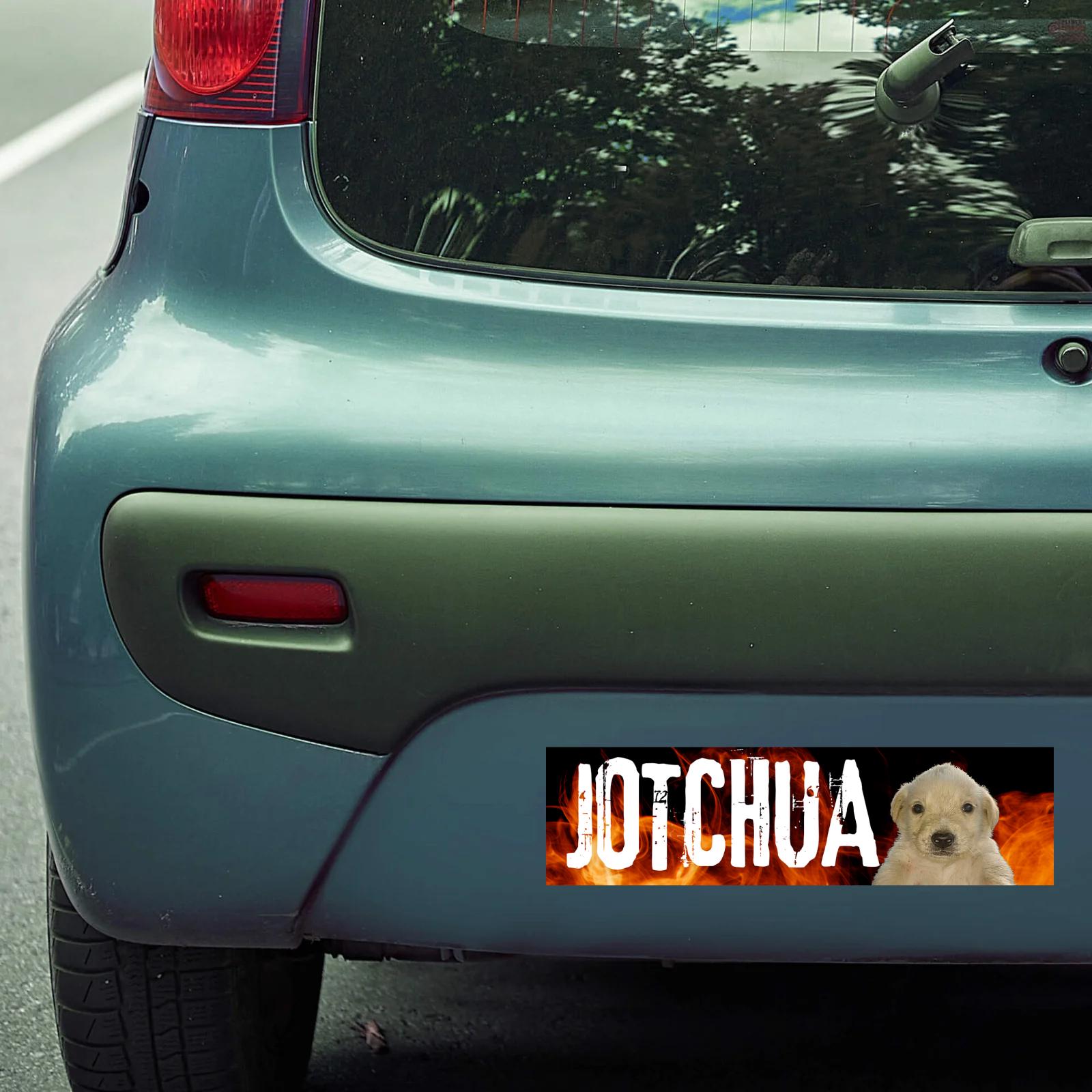 Jotchua Dog Meme Bumper Sticker, Gen Z Bumper Sticker, Unhinged Bumper ...