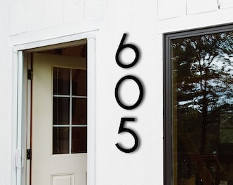 Mid Century Modern House Numbers - Etsy