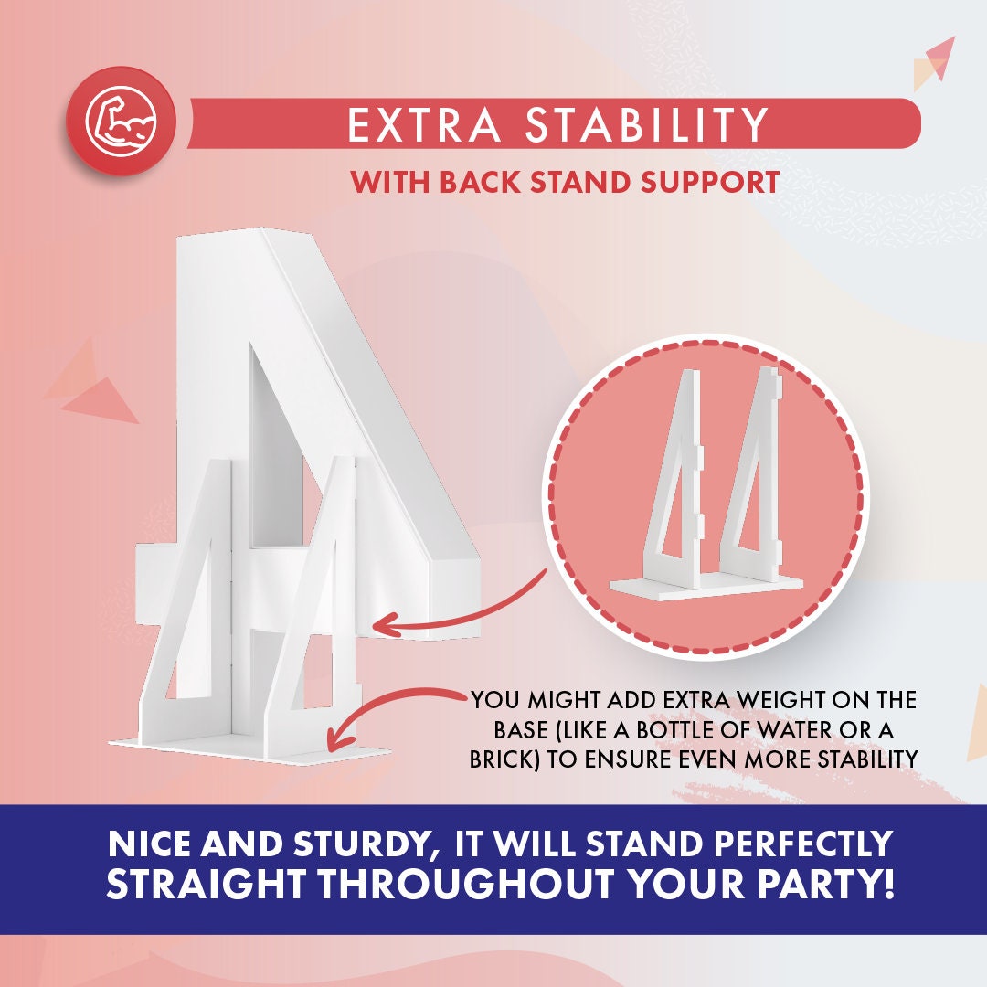 Pre-cut Balloon Mosaic Number Frame Number 4 3ft Thick | Etsy