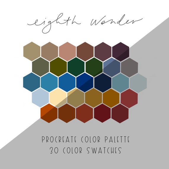 Eighth Wonder Procreate Color Palette/color Palette/instant | Etsy