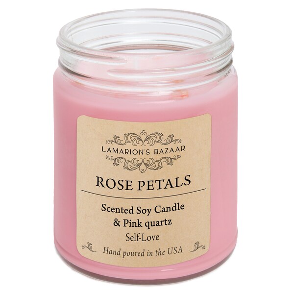 Rose Candle - Etsy