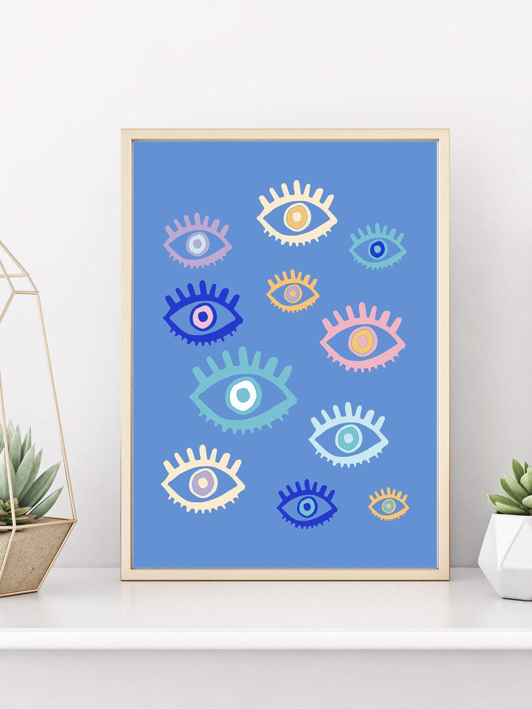 Blue Eye of Protection Evil Eye / Digital Download / - Etsy Australia