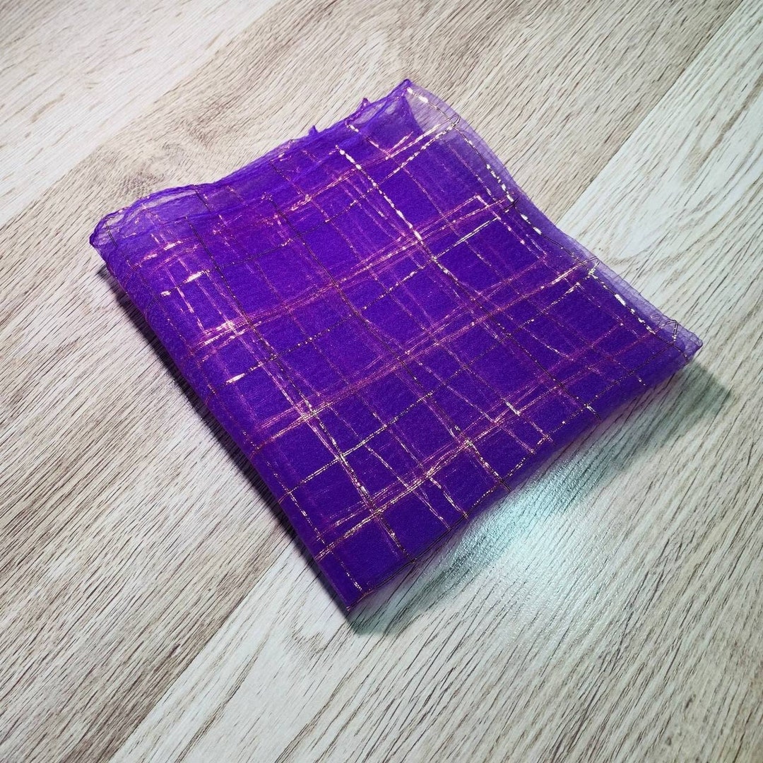 VINTAGE SHAWL, Soviet Purple Vintage Nylon Chiffon Scarf,soviet Shawl ...