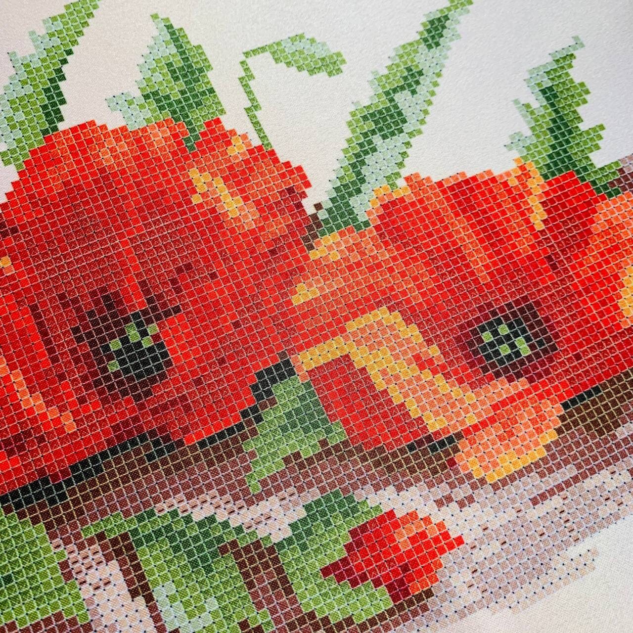 POPPIES Bead Embroidery Kit. Flower DIY Beadwork Kit. Hand Embroidery ...