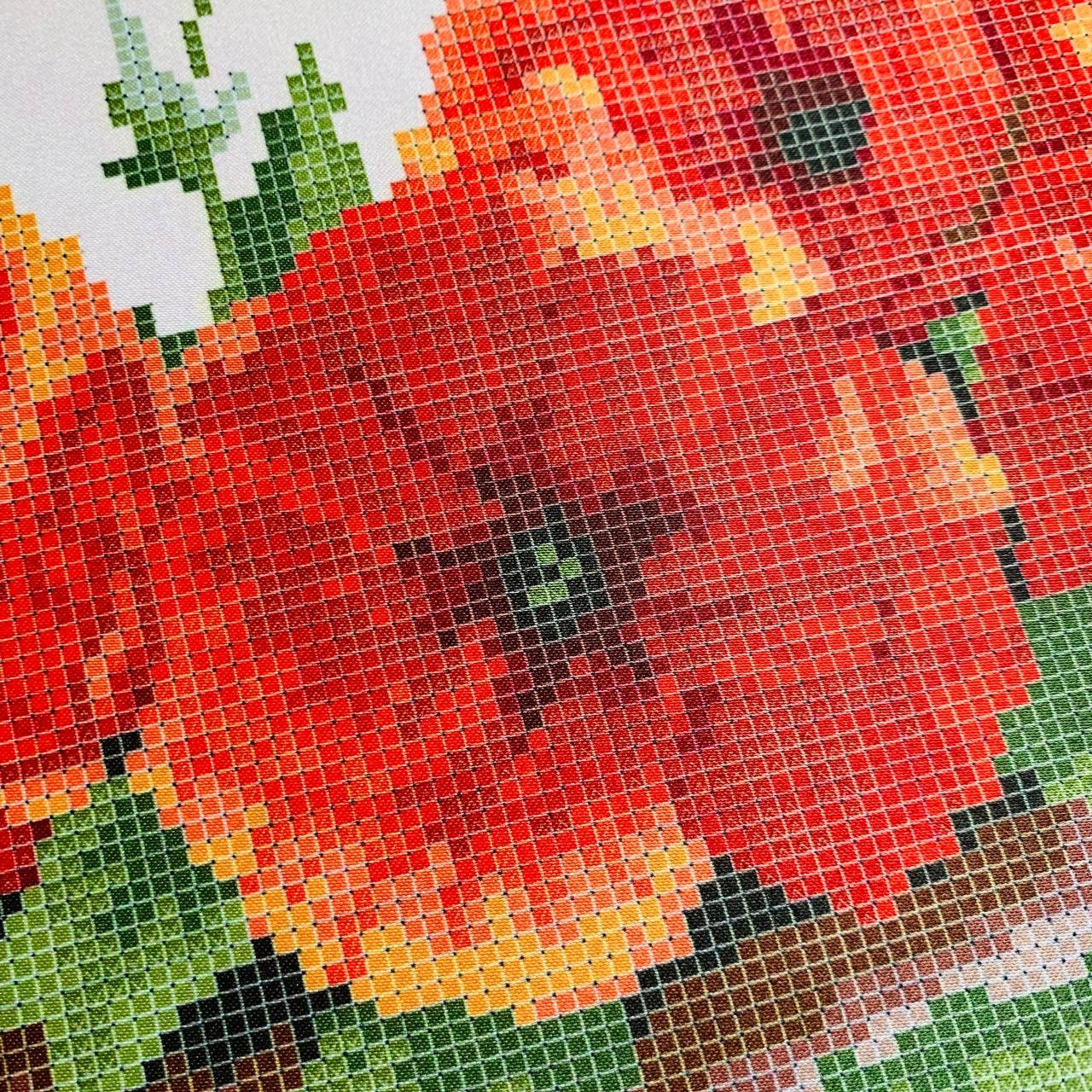 POPPIES Bead Embroidery Kit. Flower DIY Beadwork Kit. Hand Embroidery ...