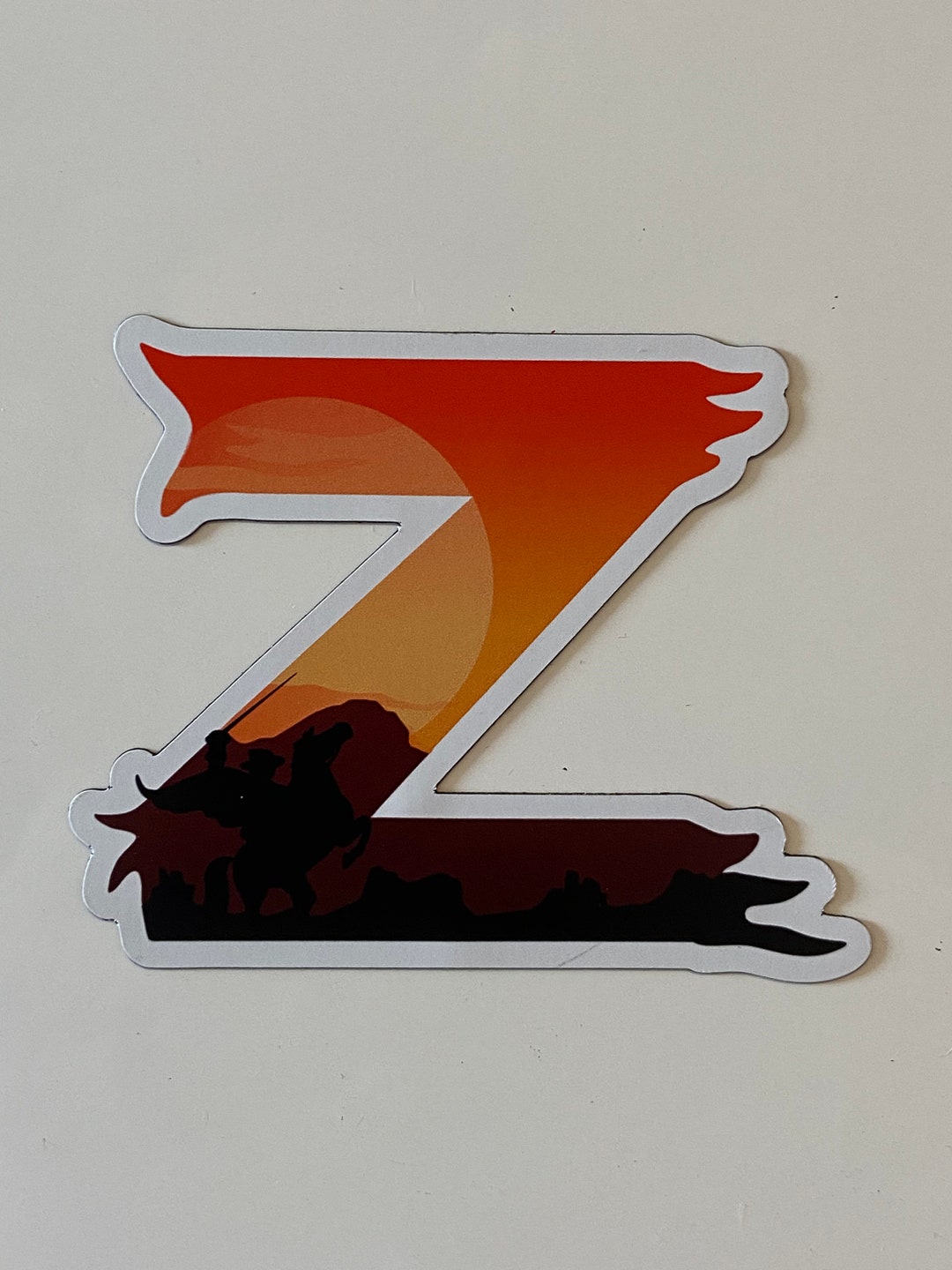 Z is for Zorro Magnet/sticker - Etsy
