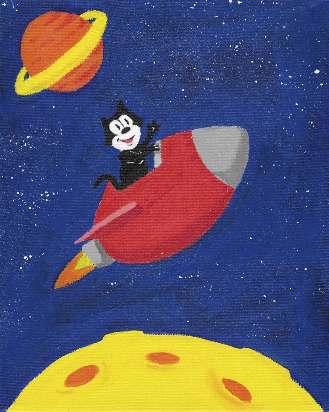 Felix the Cat Print - Etsy