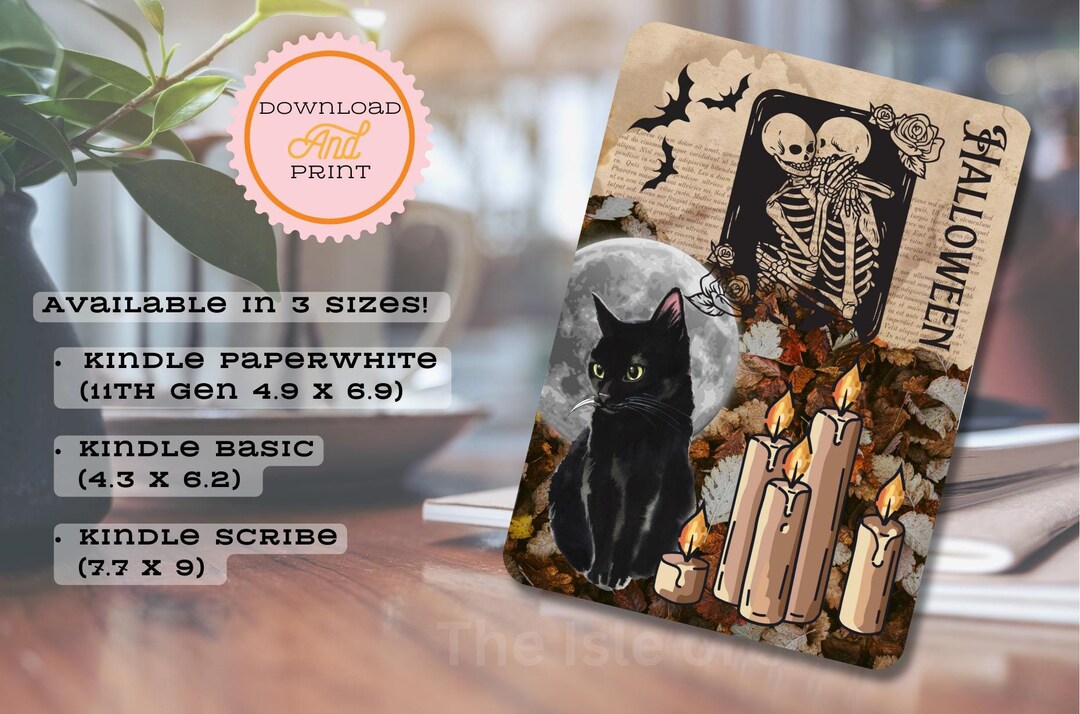 HALLOWEEN Printable Kindle Case Inserts | Kindle Paperwhite 11th Gen ...