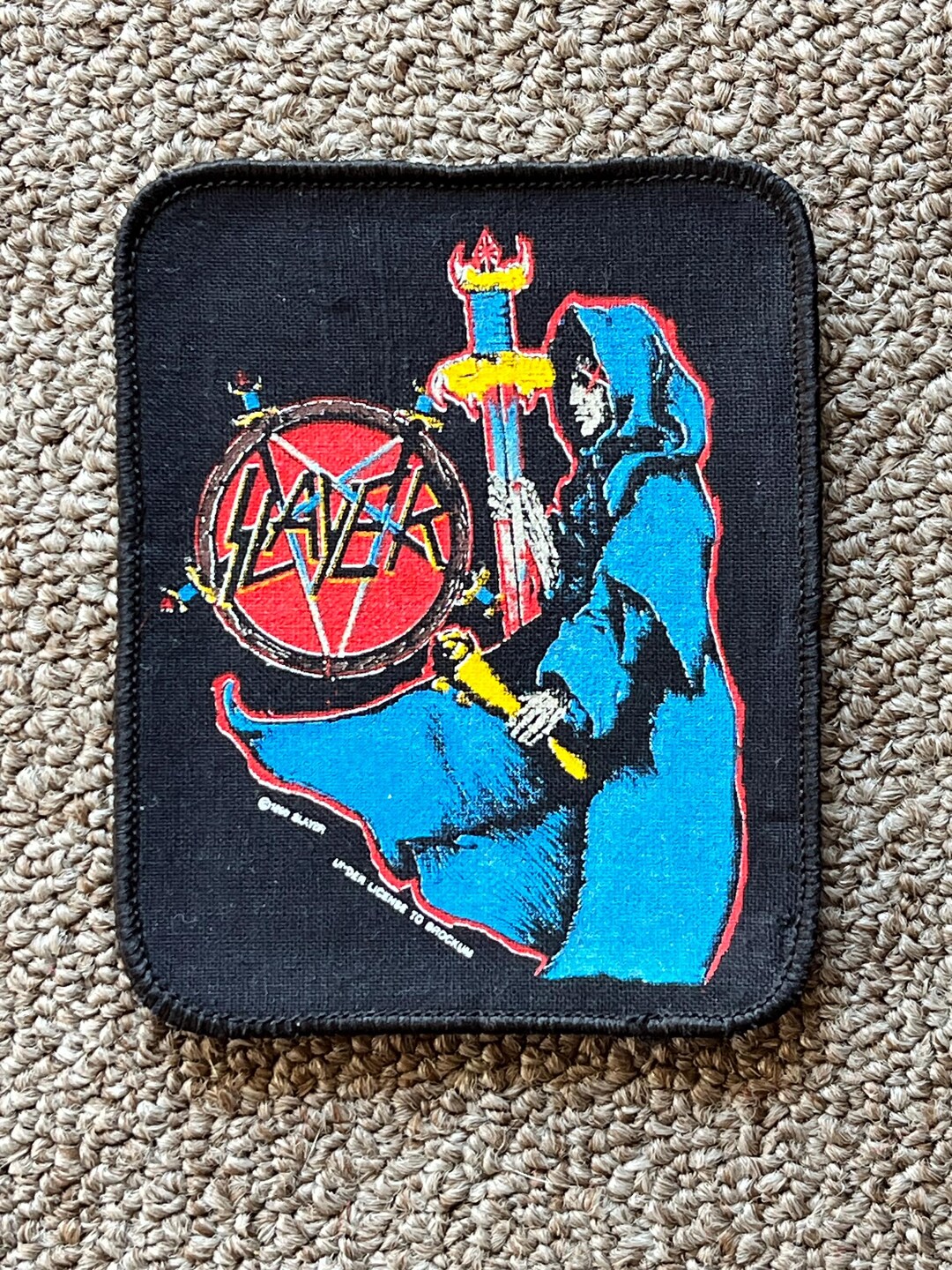 Slayer 'spill the Blood' Original Vintage Printed Patch - Etsy