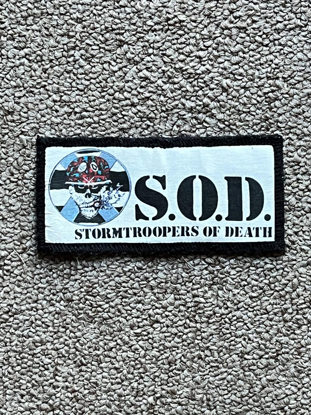 S.O.D. 'stormtroopers of Death' Vintage Mini Strip Patch - Etsy