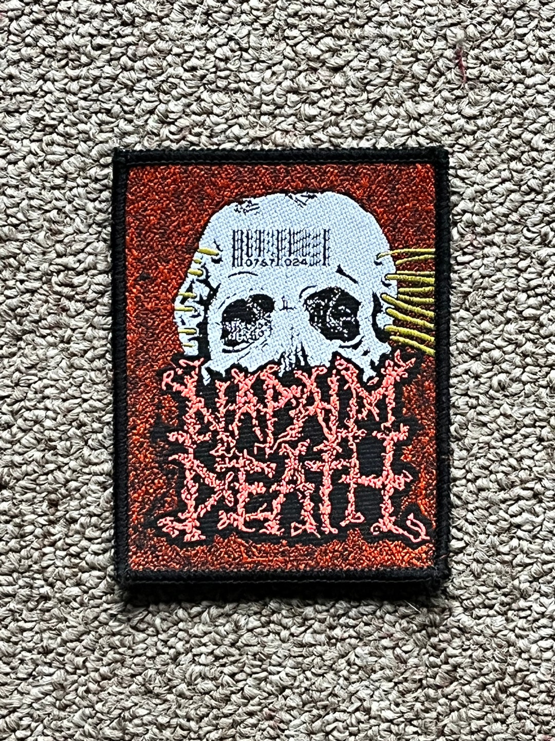 Napalm Death 'mentally Murdered' Original Vintage Patch - Etsy