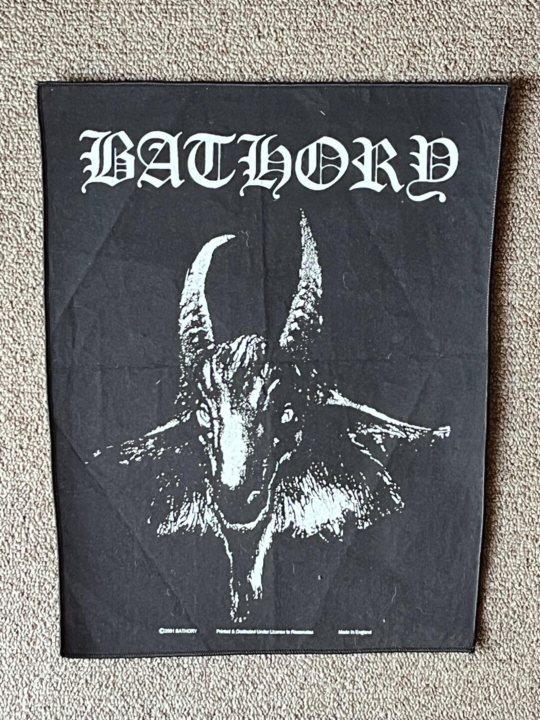 Bathory 'bathory' Vintage Back Patch - Etsy