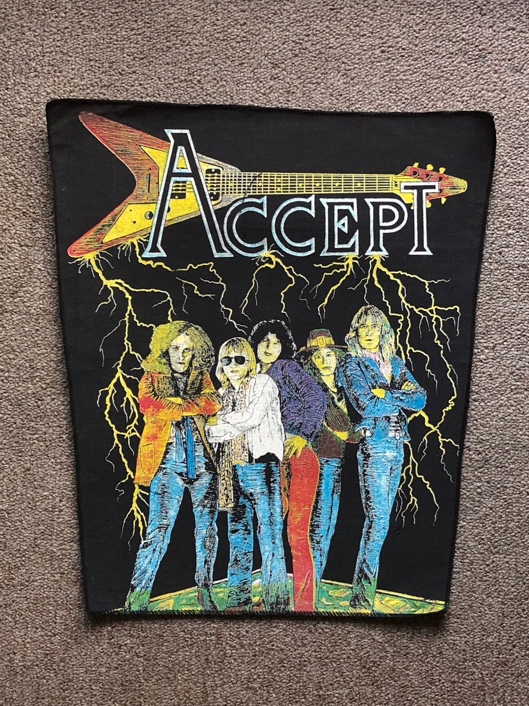 Accept Original Vintage Back Patch - Etsy