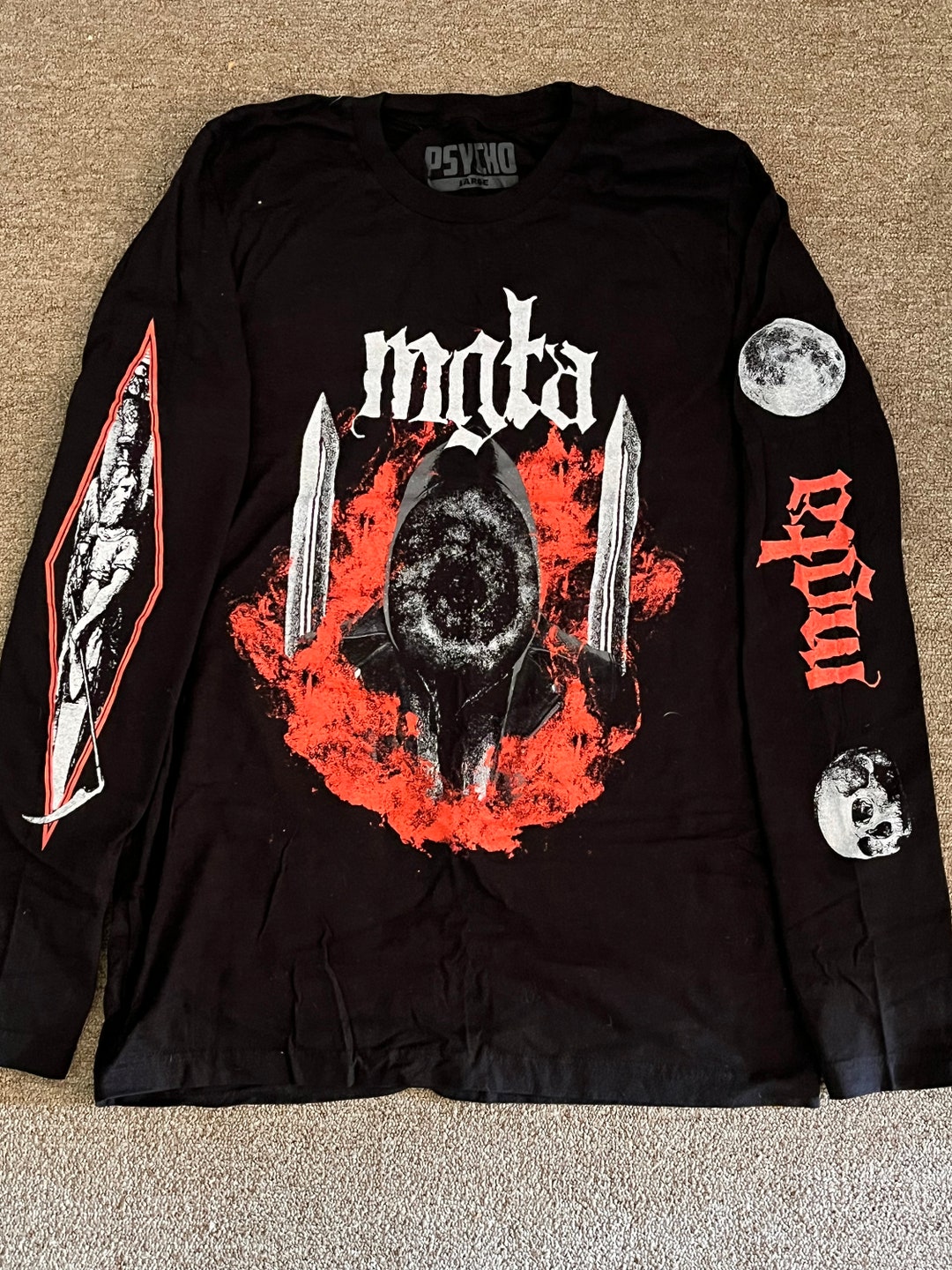 Mgla 'psycho Las Vegas 2022' Official Long Sleeve Tour - Etsy