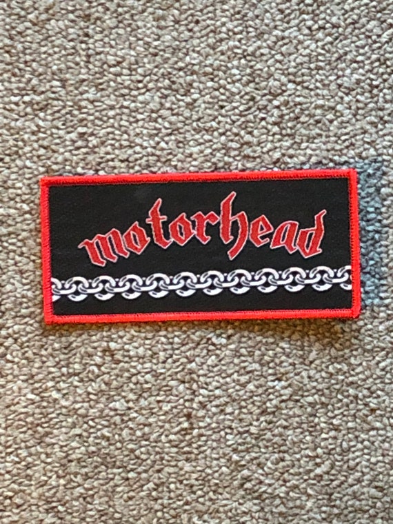 Motorhead 'chains' New Patch Red Border - Etsy