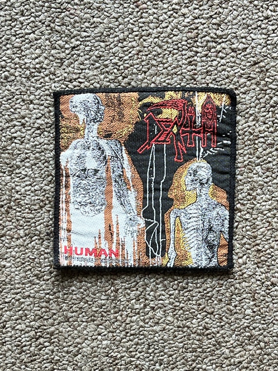 DEATH 1991 Human Patch Blue Grape Merchandising Vinta… - Gem