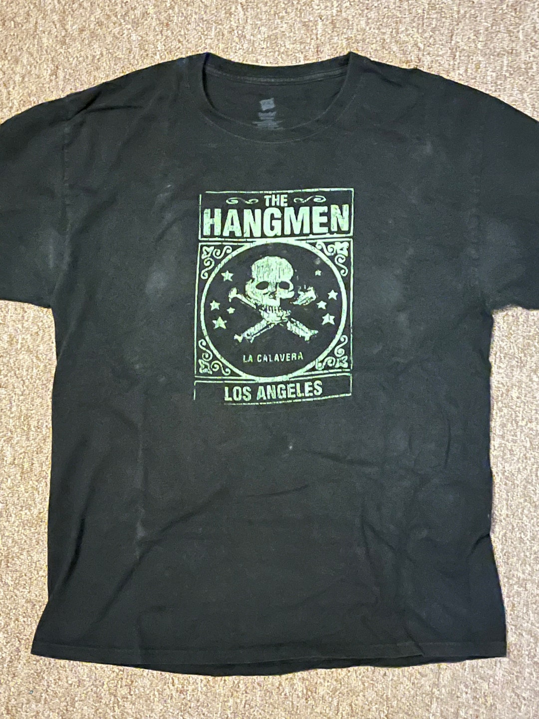 The Hangmen 'la Calavera, Los Angeles' Official Tour Shirt, Size Large ...
