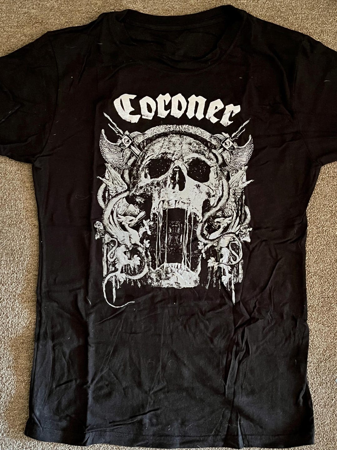 Coroner 'USA Tour 2022' Official Tour Shirt, Size Large - Etsy