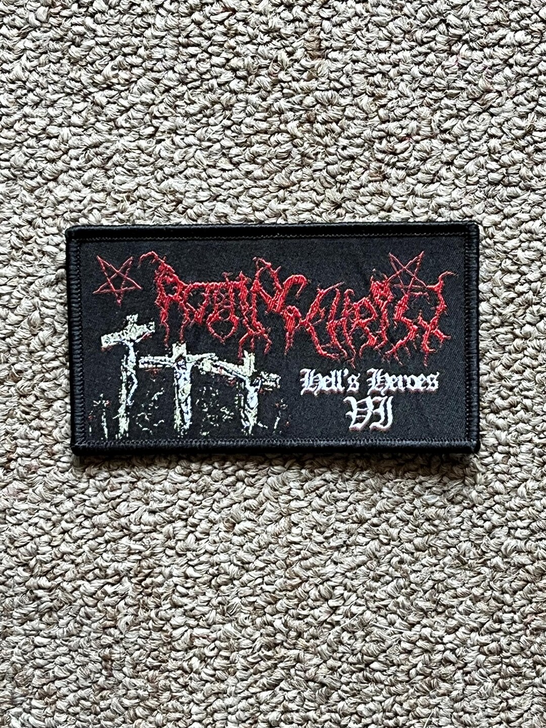 Rotting Christ 'hell's Heroes VI' Official Festival Patch, Black Border ...