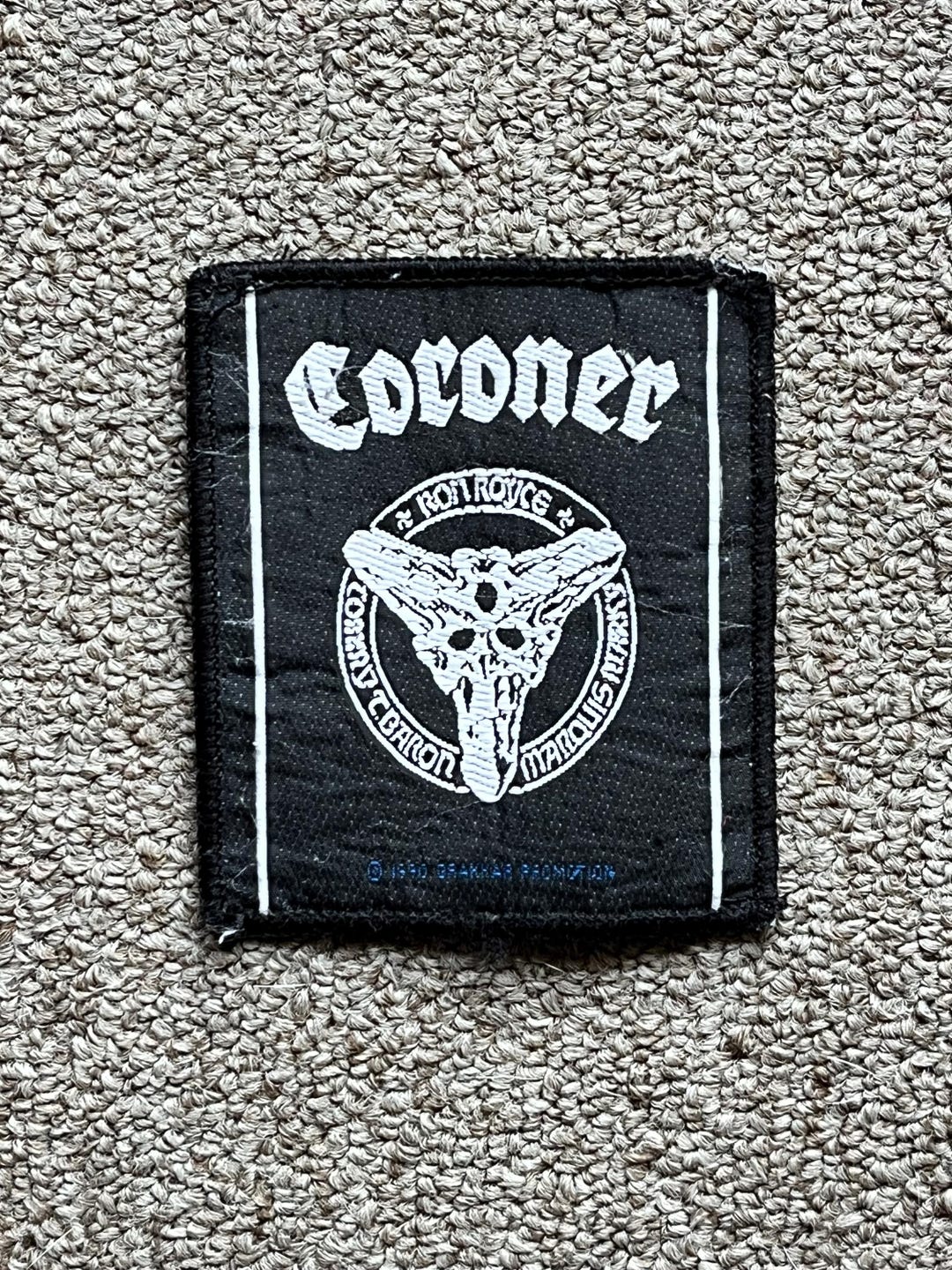 Coroner Original Vintage Logo Patch - Etsy