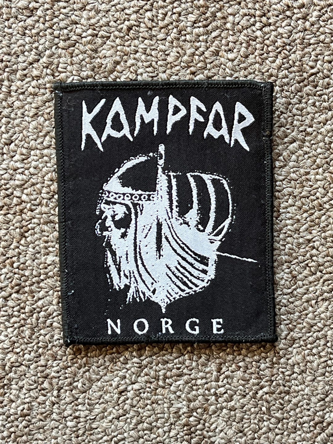 Kampfar 'norge' Vintage Black Metal Patch - Etsy