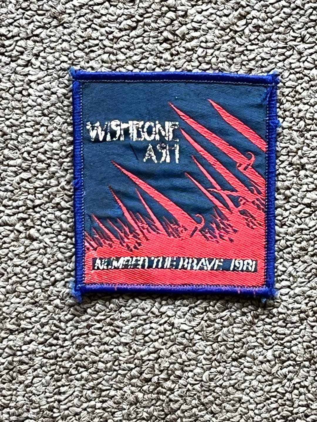 Wishbone Ash 'number the Brave 1981' Original Vintage Patch - Etsy