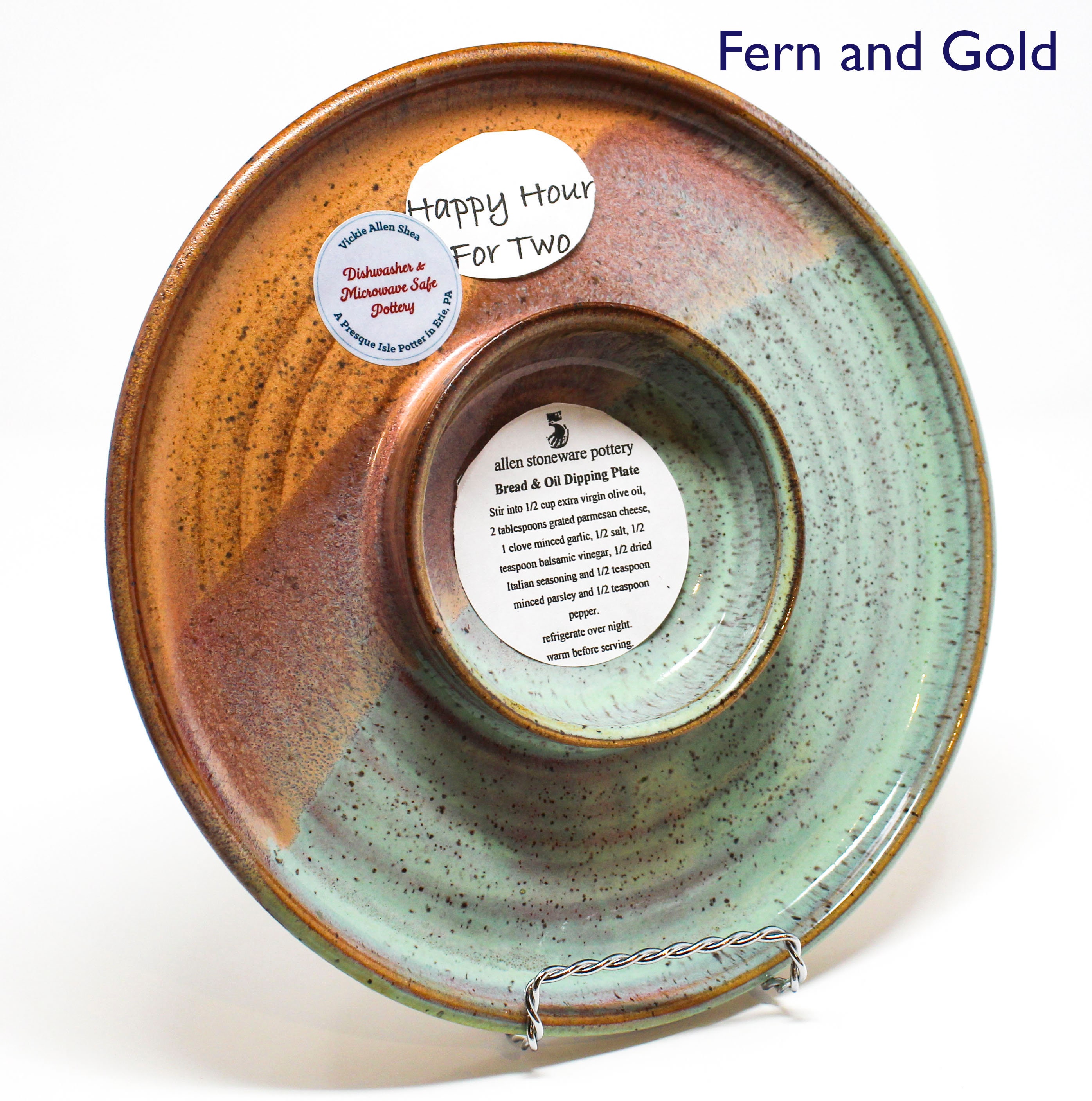 Pottery Dip Plate - Etsy