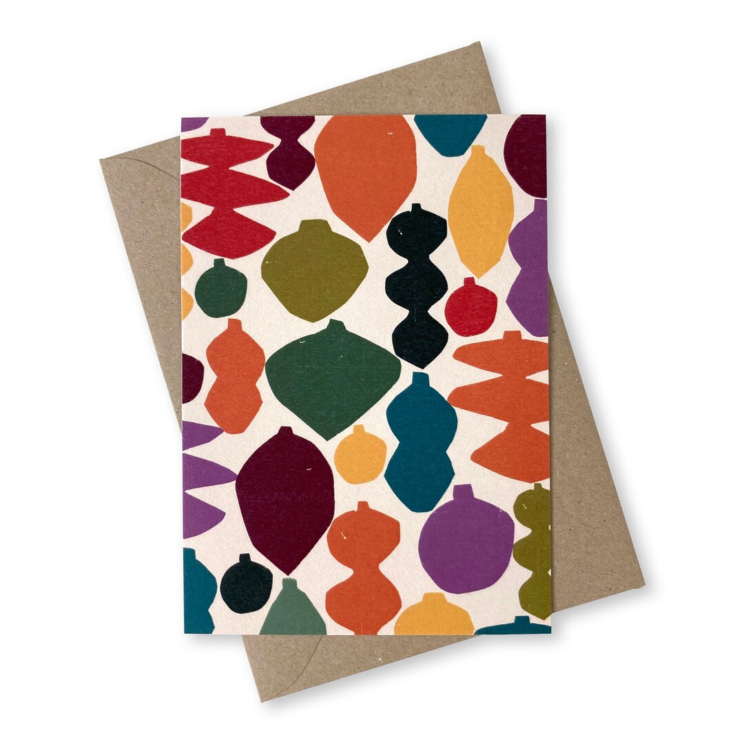 Pots Greetings Card, A6 Gift Card, Notecards, A6 Cards, Recycled ...