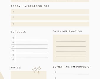 Gratitude Journal,thoughts Planner,affirmation Planner,gratitude ...